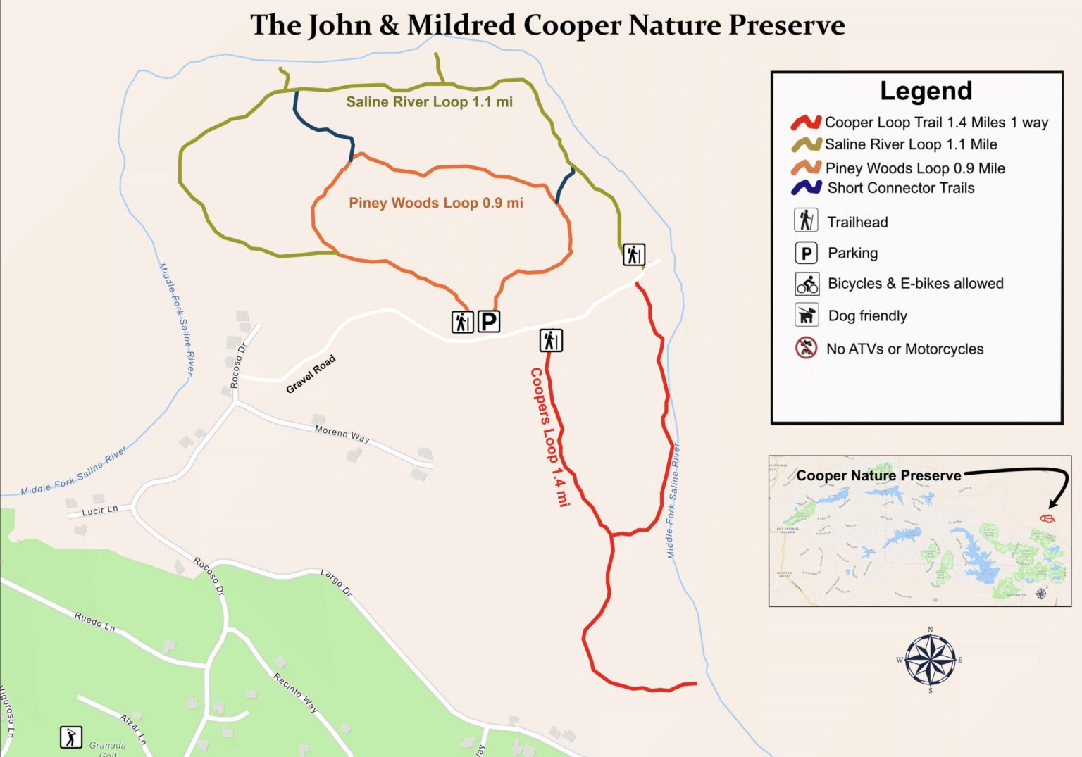 Walking The John & Mildred Cooper Nature Preserve Inside Hot Springs ...